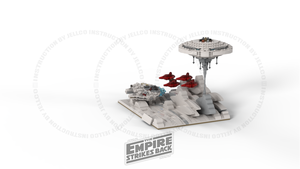 Lego Moc Episode V Micro Diorama Cloud City Renewal By Jellco