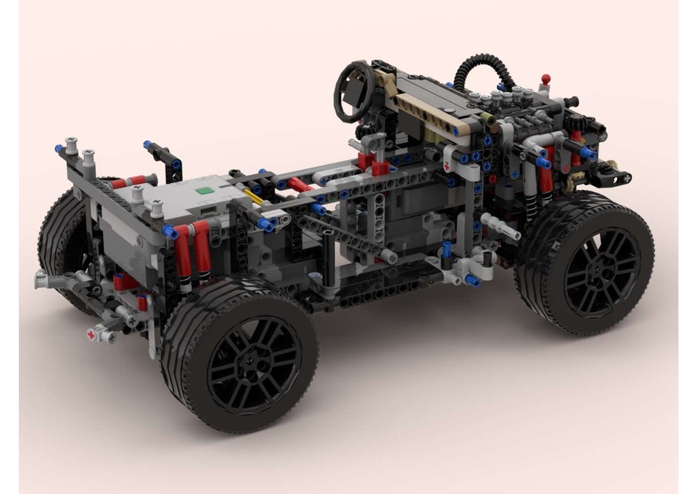LEGO MOC 42110 LAND ROVER POWERED UP by EmanueLego | Rebrickable - Build with LEGO
