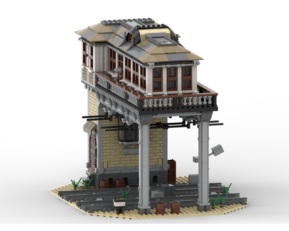 LEGO MOC Switch Tower by Huebre | Rebrickable - Build with LEGO