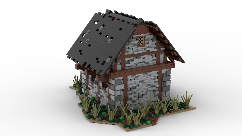 Lego Moc Medieval Tavern By Alessandromaffioli Rebrickable Build
