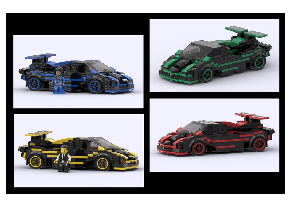 Lego Moc Jet Car Transformer By Agent Orange Rebrickable Build