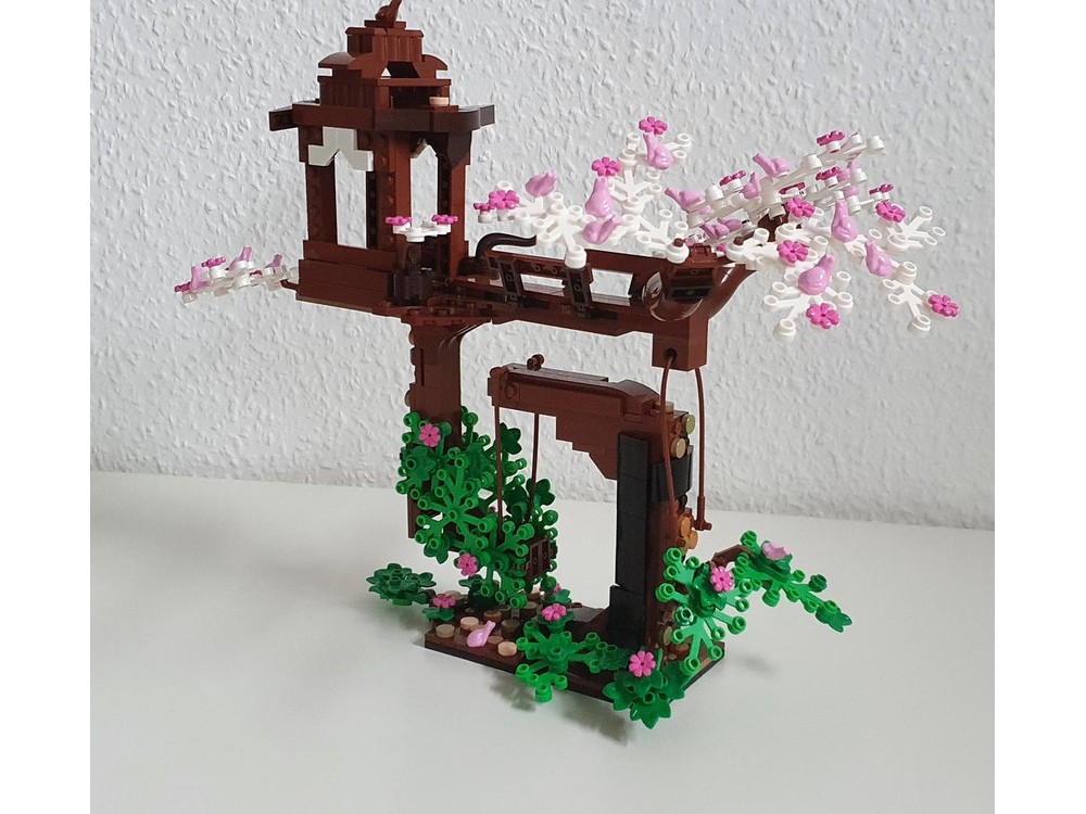 Lego Moc Floating Frog Temple By Passengerx Rebrickable Build With Lego