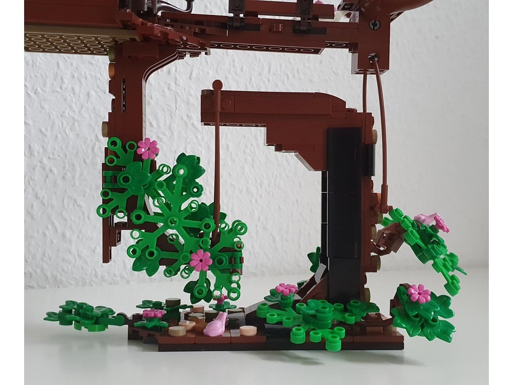 Lego Moc Floating Frog Temple By Passengerx Rebrickable Build With Lego