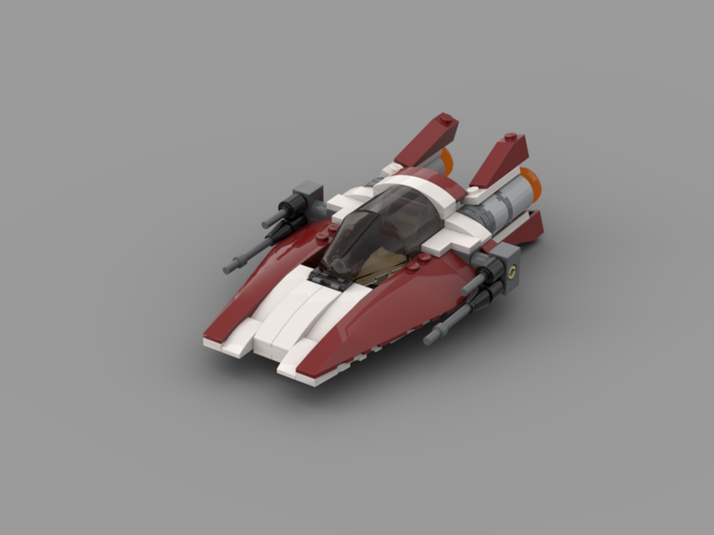 LEGO MOC Mini-Fighter A-Wing by Digital_Cam | Rebrickable - Build with LEGO