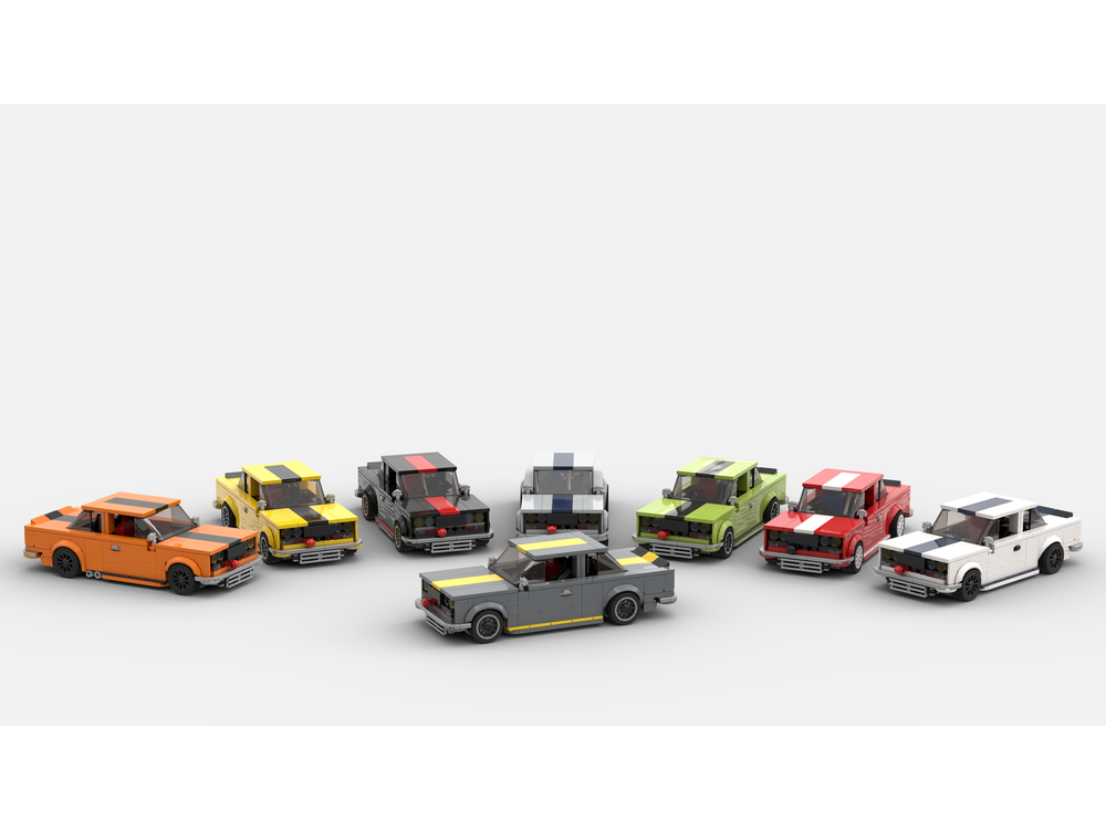 LEGO MOC Datsun 510 Coupe by sc.brix | Rebrickable - Build with LEGO