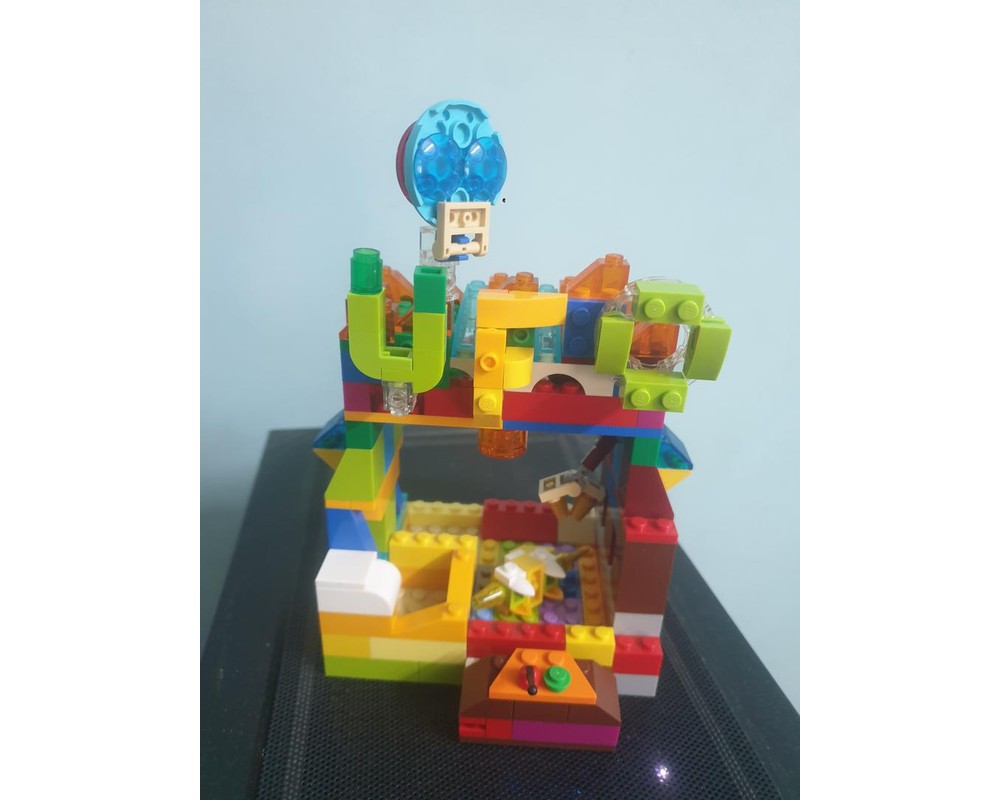 Lego Moc Movable Toy Crane Ufo Catcher With Dinosaur Toy By Lamlegos