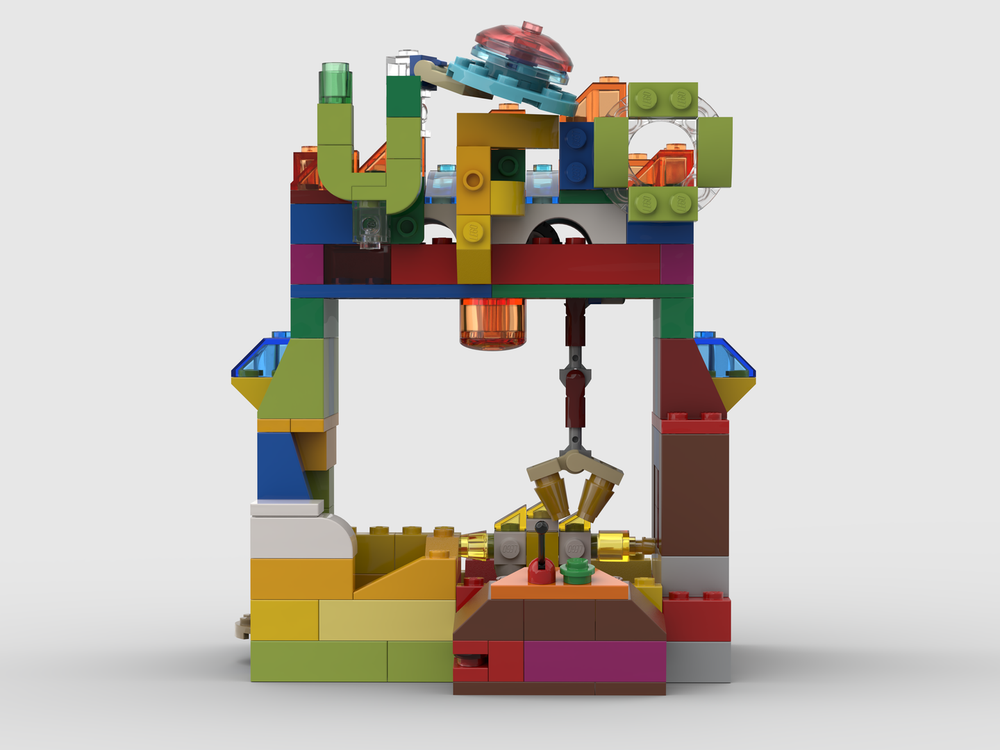 LEGO MOC Movable Toy Crane UFO Catcher with dinosaur toy by lamlegos ...