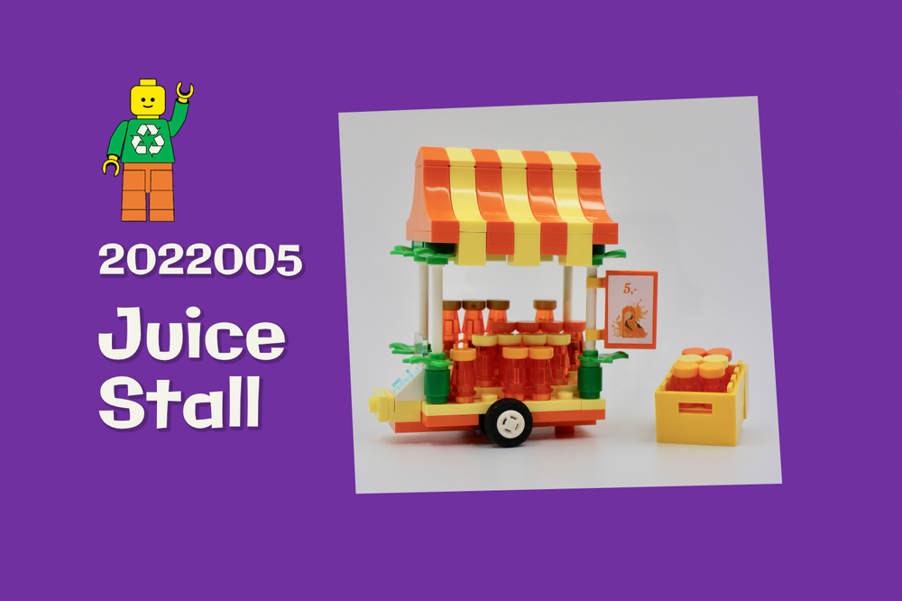LEGO MOC Juice Stall by Sleeps with LEGO | Rebrickable - Build with LEGO