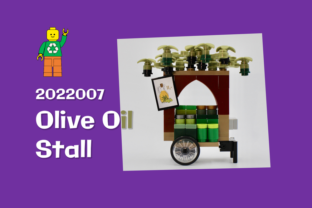 LEGO MOC Olive Oil Stall by Sleeps with LEGO | Rebrickable - Build with ...