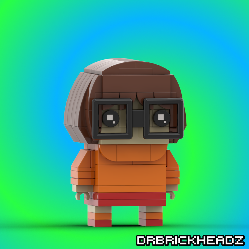 LEGO MOC Velma Dinkley (Scooby Doo) Custom Brickheadz by DrBrickheadz ...