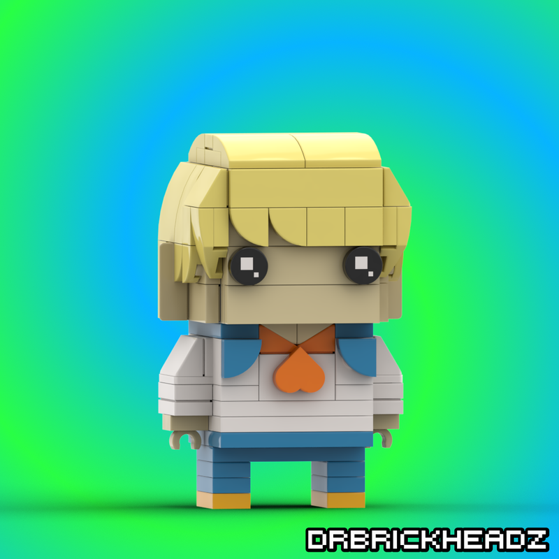 LEGO MOC Fred Jones (Scooby Doo) Custom Brickheadz by DrBrickheadz ...