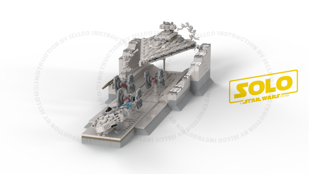 LEGO MOC Solo Micro Diorama : Kessel Run by jellco | Rebrickable ...