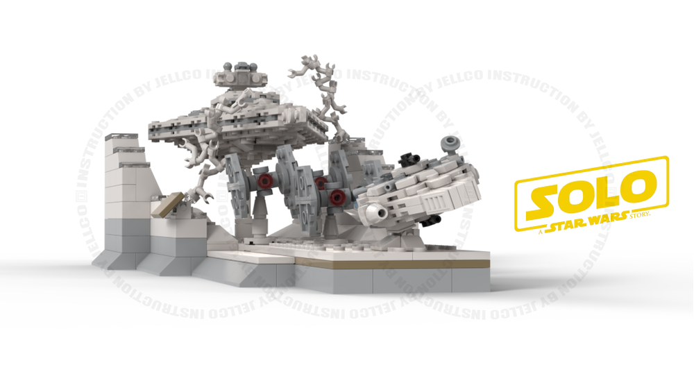 LEGO MOC Solo Micro Diorama : Kessel Run by jellco | Rebrickable ...