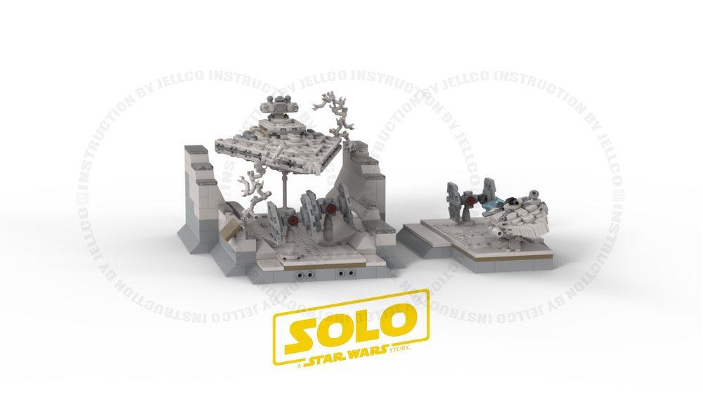 LEGO MOC Solo Micro Diorama : Kessel Run by jellco | Rebrickable ...