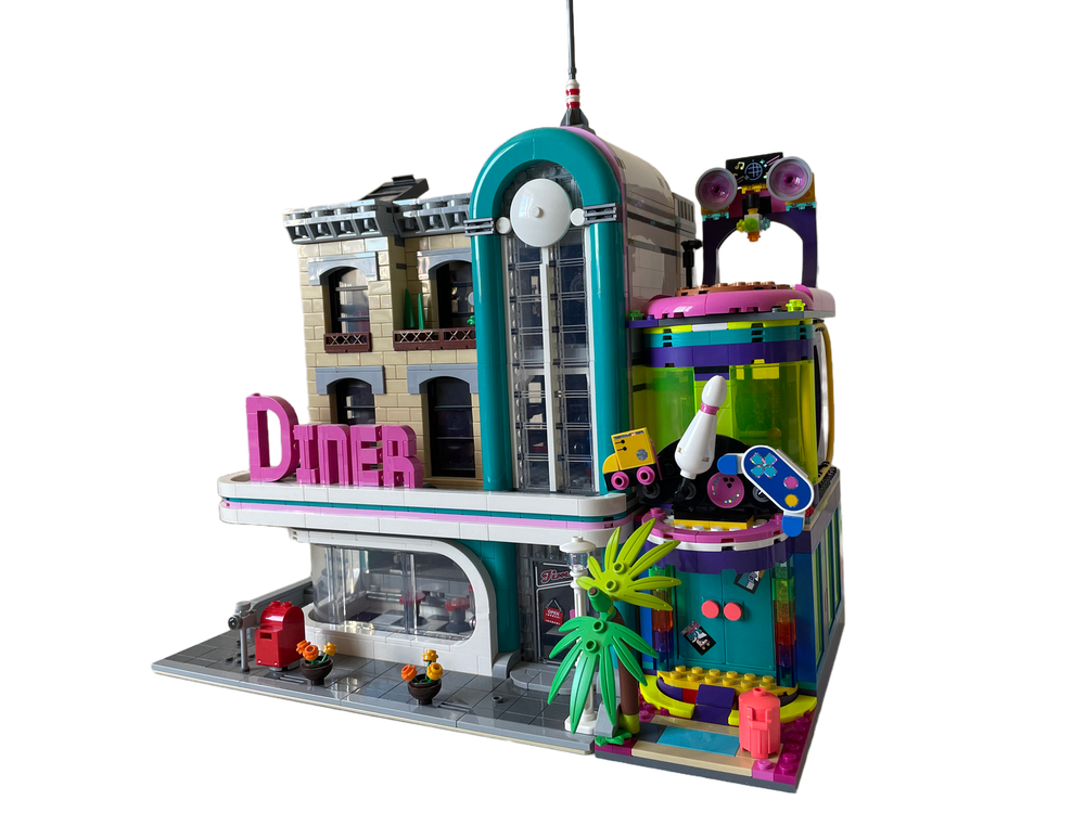 Lego Moc Roller Disco Arcade Modular Alternate Build Of 41708 By Re