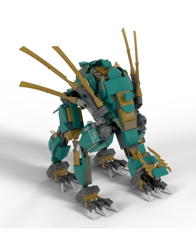 LEGO MOC Jungle Lizard by re-creator | Rebrickable - Build with LEGO