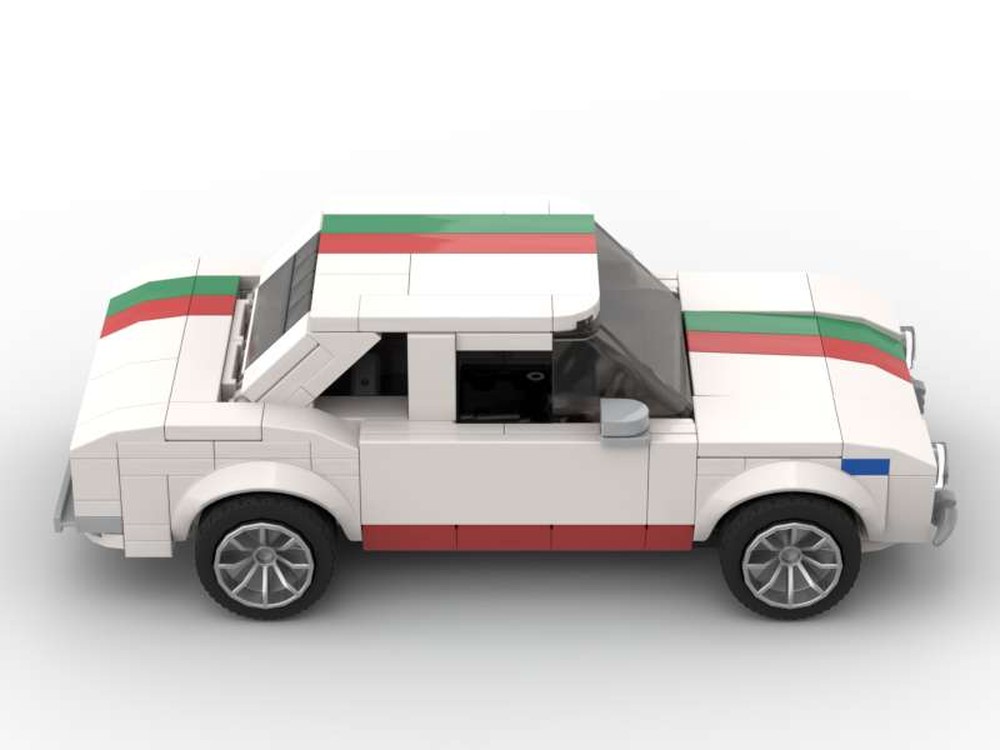 Lego Moc Ford Escort Mk1 White By Ibrickeditup Rebrickable Build