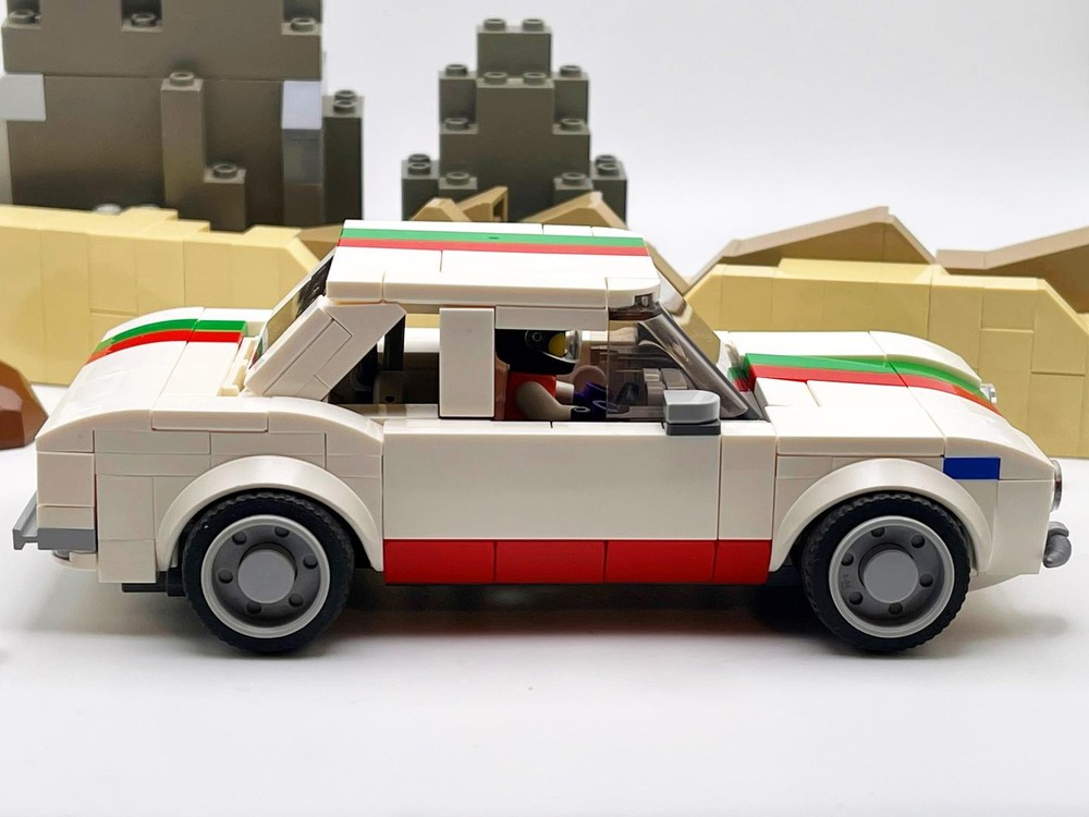 Lego Moc Ford Escort Mk1 White By Ibrickeditup Rebrickable Build