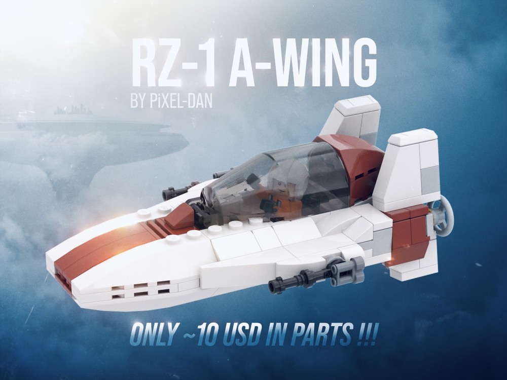 LEGO MOC PiXEL-DANs - Chibi RZ-1 A-WING - ONLY around 10 USD - MINIFIG ...