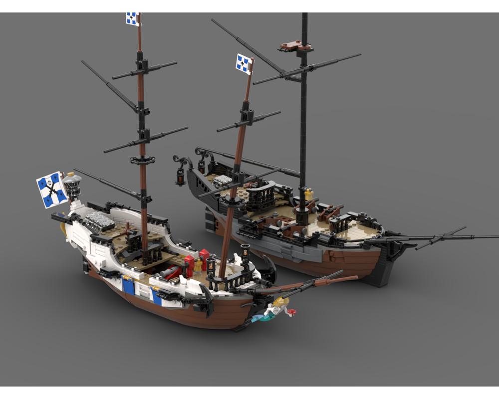 Lego Moc Hms Horizon Imperial Clipper By Marius2002 Rebrickable