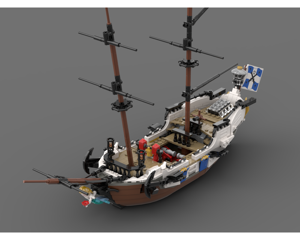 Lego Moc Hms Horizon Imperial Clipper By Marius2002 Rebrickable