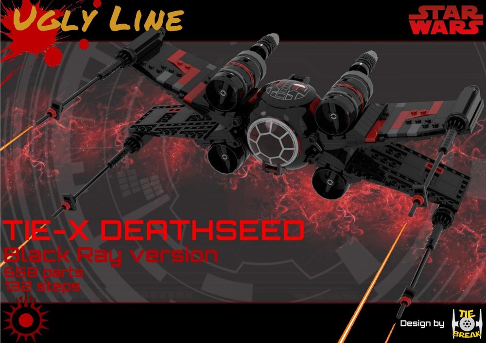 LEGO MOC TIE-X - Deathseed 'Black Ray' / UGLY Starfighter line by ...