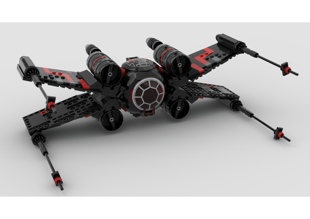 Lego Moc Tie X Deathseed Black Ray Ugly Starfighter Line By