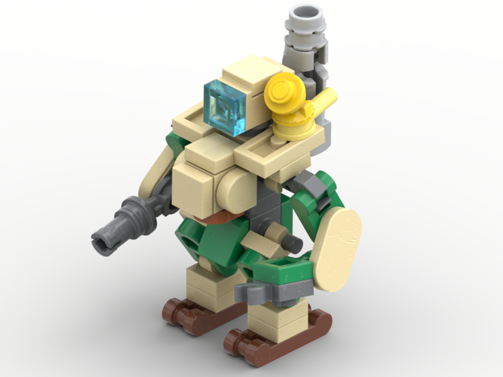 Lego Moc Overwatch Bastion By Heightdeprived Rebrickable Build