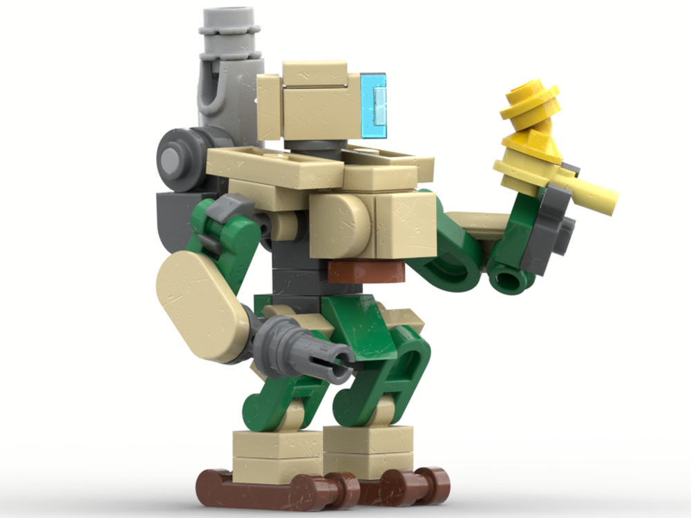 Lego Moc Overwatch Bastion By Heightdeprived Rebrickable Build