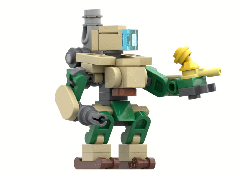 Lego Moc Overwatch Bastion By Heightdeprived Rebrickable Build