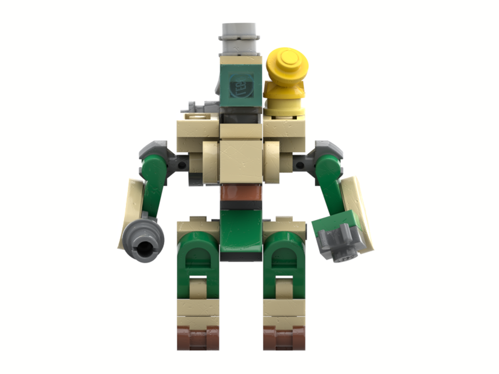 Lego Moc Overwatch Bastion By Heightdeprived Rebrickable Build