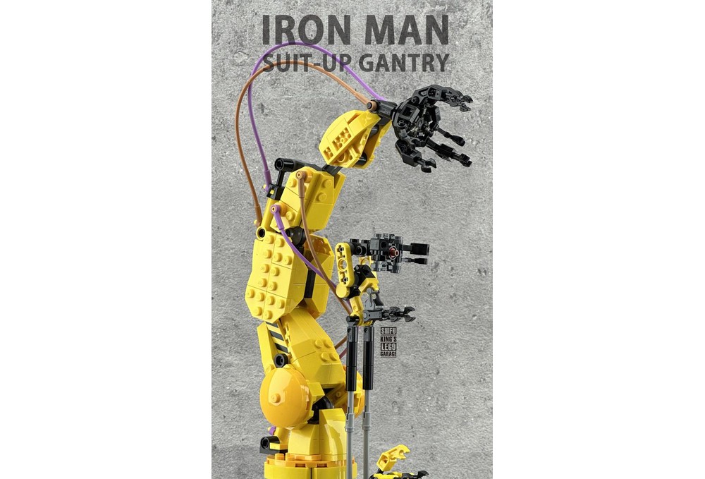 Lego Moc Iron Man Suit Up Gantry By Alwaysking Rebrickable Build