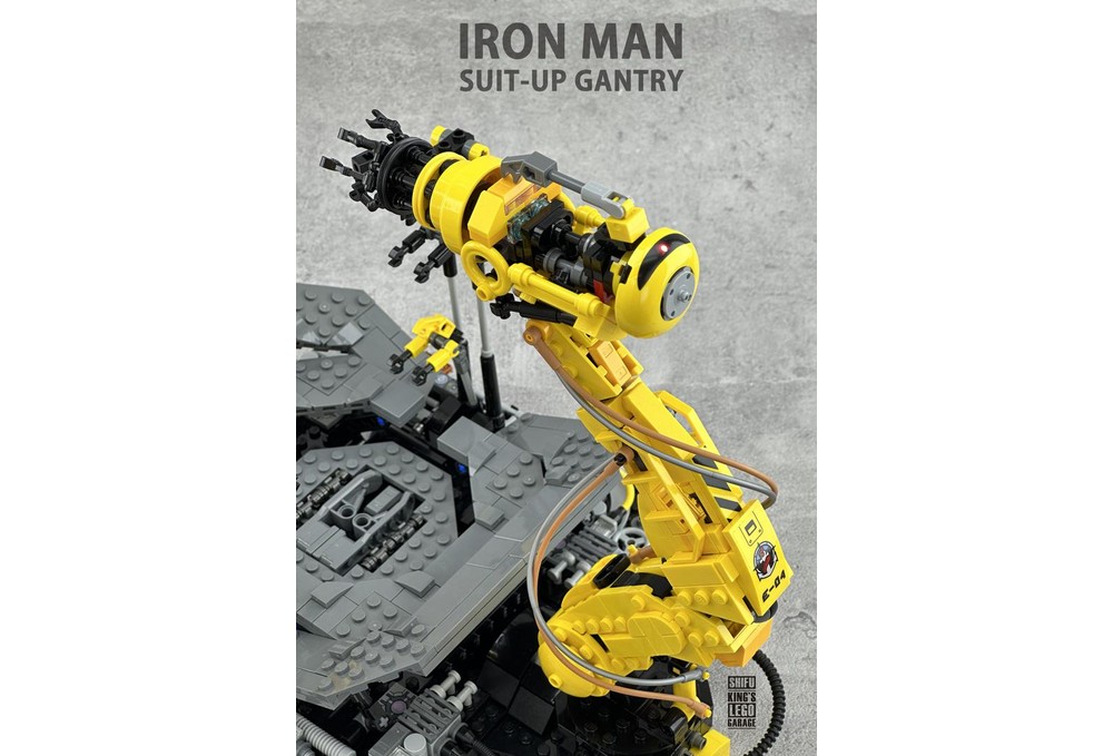 Lego Moc Iron Man Suit Up Gantry By Alwaysking Rebrickable Build