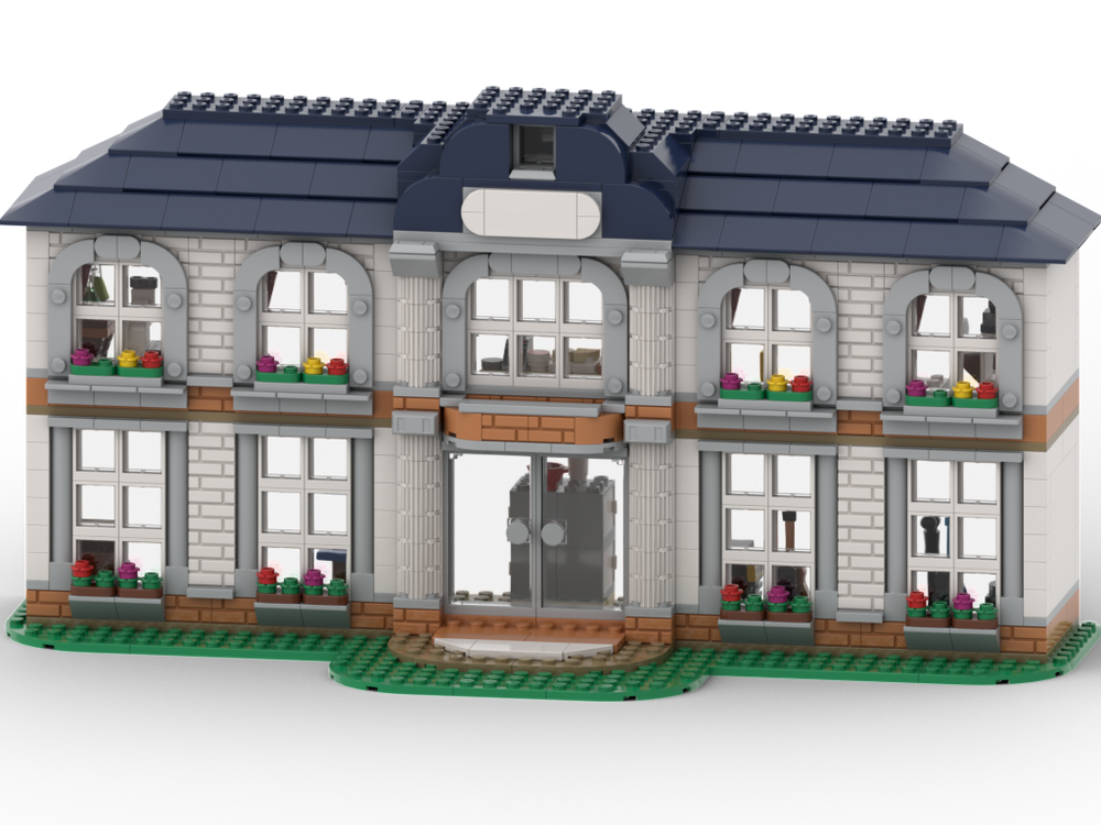 LEGO MOC School by Huebre | Rebrickable - Build with LEGO