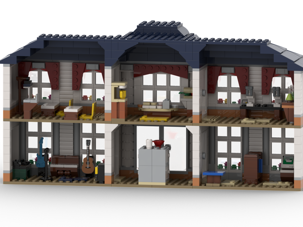 Lego Moc School By Huebre Rebrickable Build With Lego
