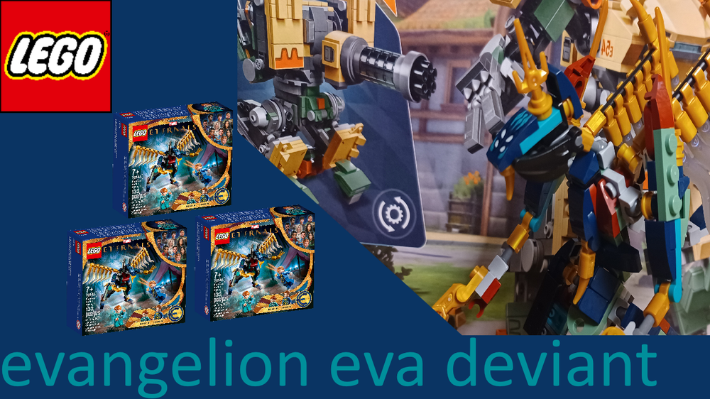 LEGO MOC (Lego 76145 x3 alt build) evangelion eva deviant by ...
