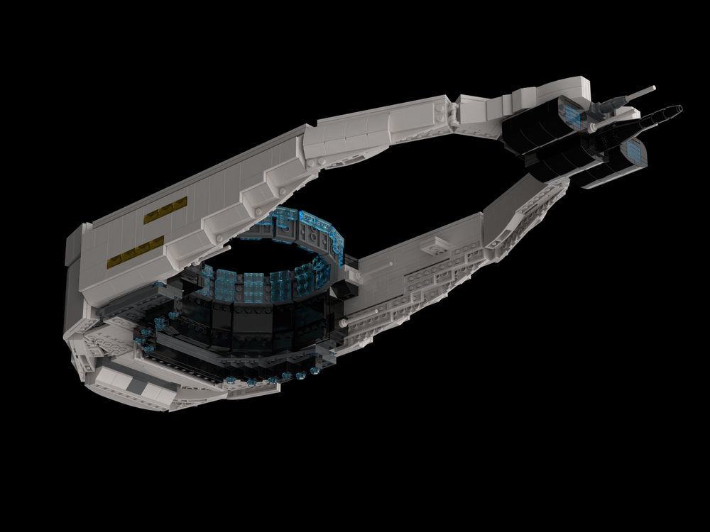 Lego Moc Ori Warship By Magureanpaul Rebrickable Build With Lego