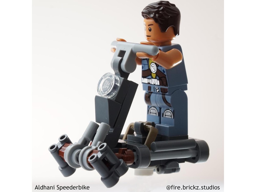 Lego Moc Pixel Dans Aldhani Speederbike By Pixel Dan Rebrickable