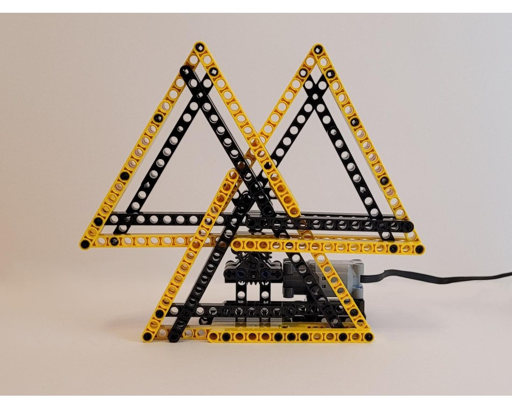 LEGO MOC Kinetic valknut sculpture by jemunoz0 | Rebrickable - Build ...