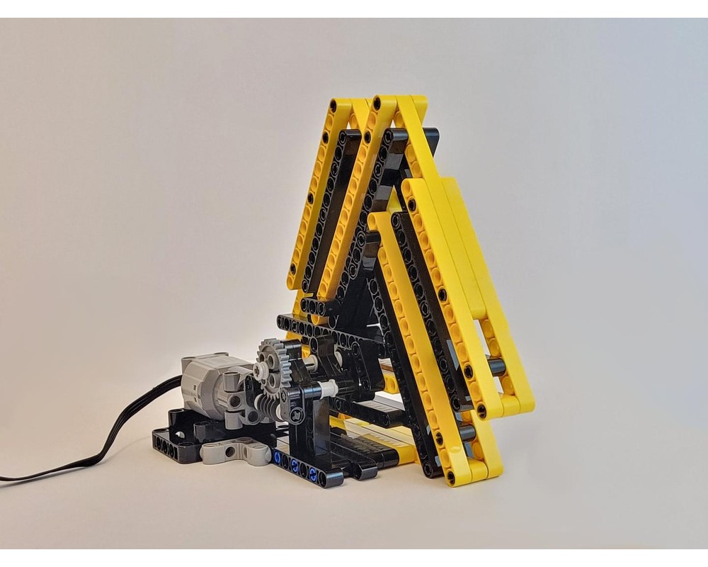 LEGO MOC Kinetic valknut sculpture by jemunoz0 | Rebrickable - Build ...