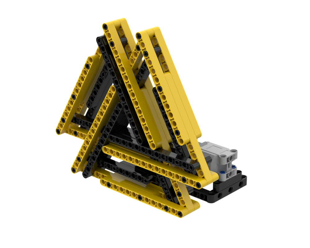 LEGO MOC Kinetic valknut sculpture by jemunoz0 | Rebrickable - Build ...
