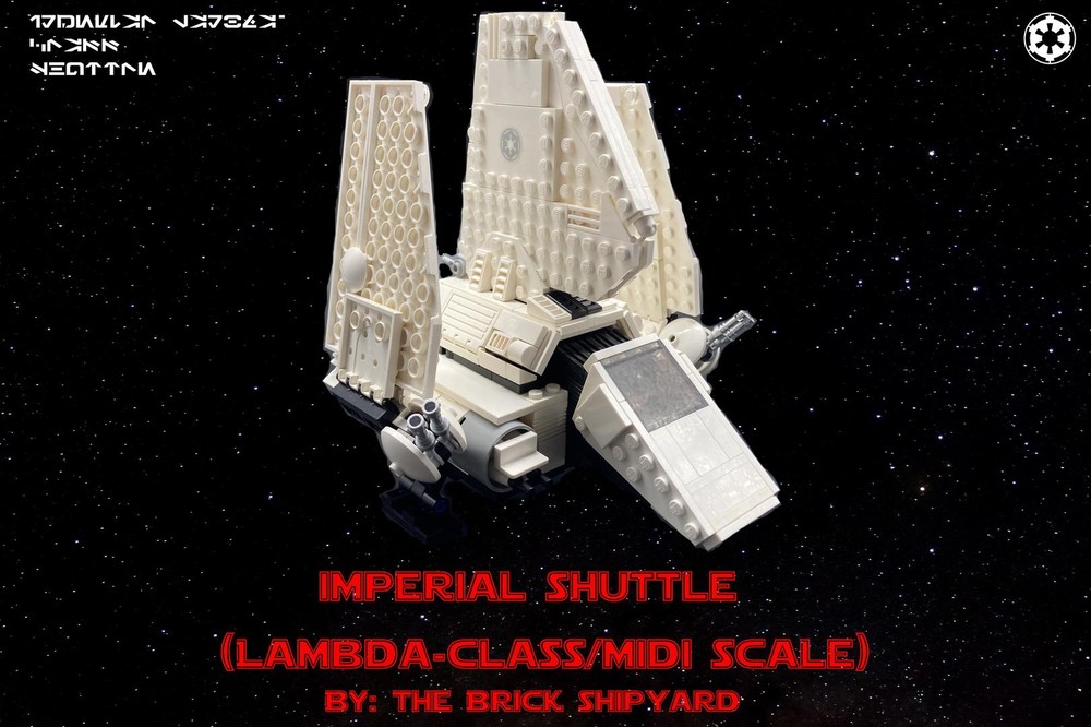 LEGO MOC Imperial Shuttle (Lambda-Class) Midi Scale by thebrickshipyard ...