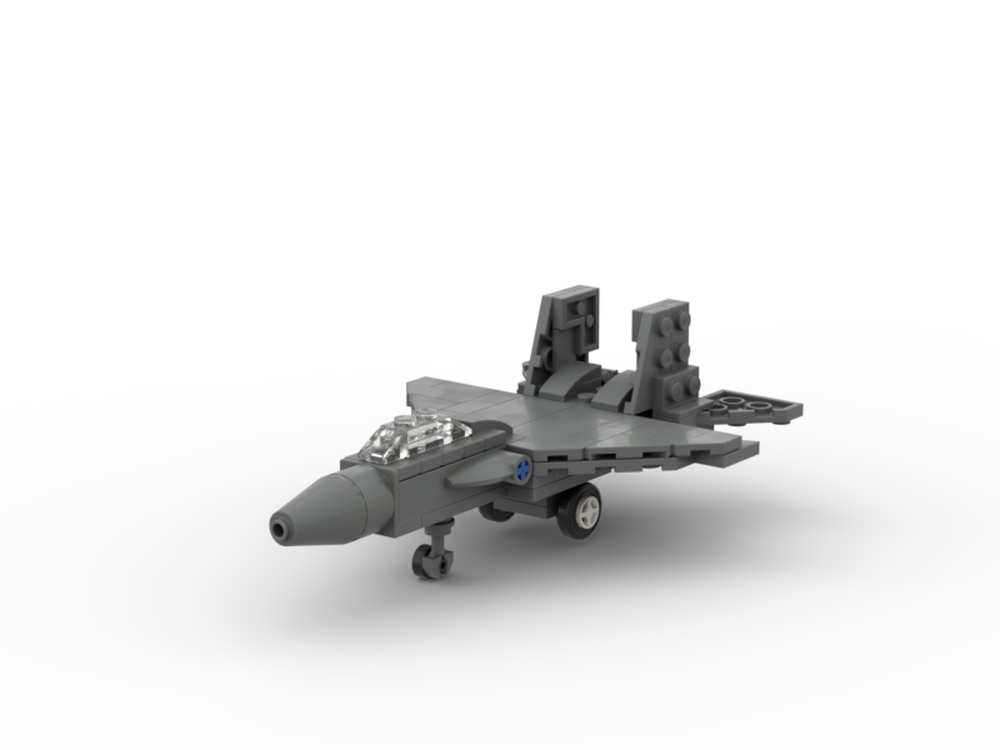 Lego Moc Micro Mcdonnell Douglas F 15 Eagle By Adventurehill1