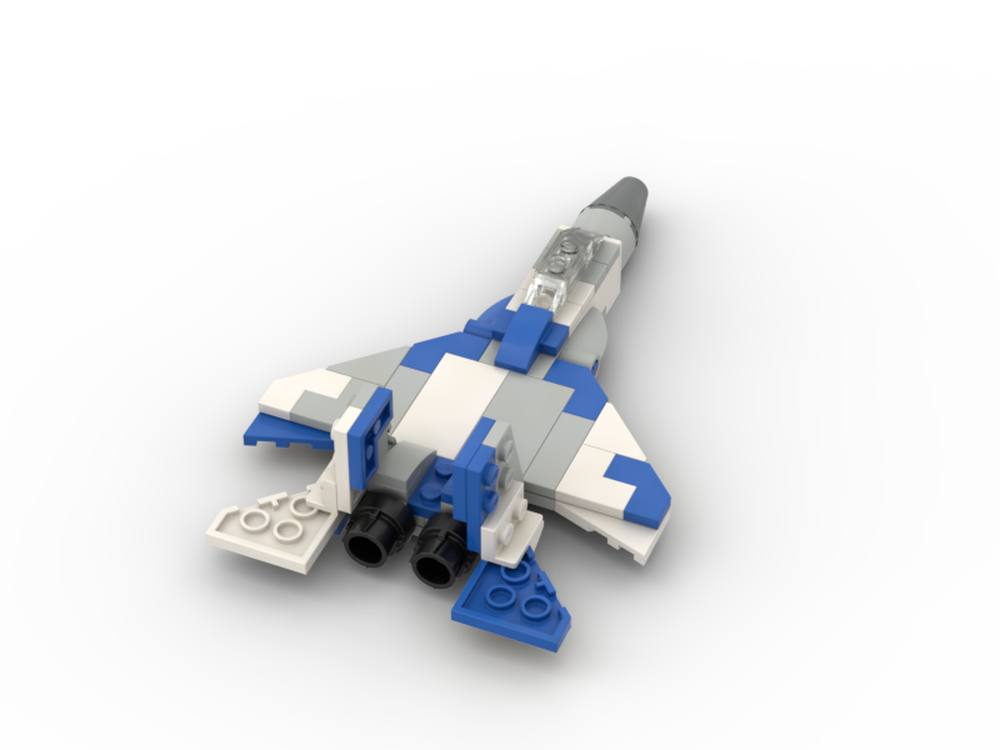 Lego Moc Micro Mcdonnell Douglas F 15 Eagle By Adventurehill1