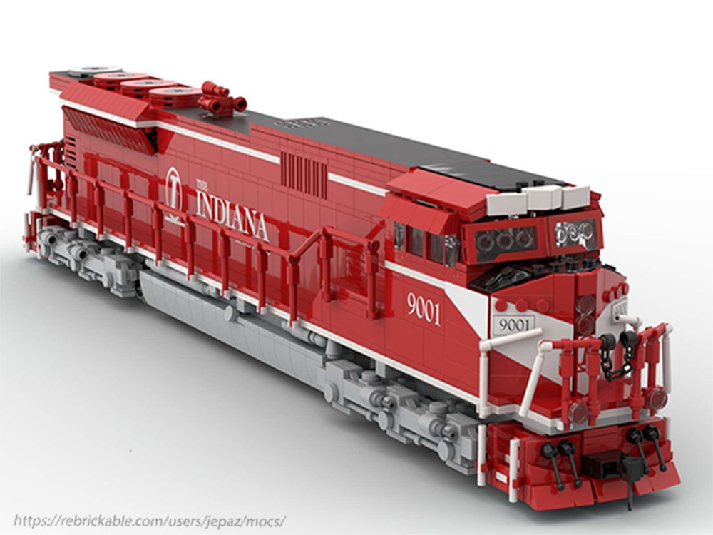 LEGO MOC EMD SD90/43MAC The Indiana Railroad by jepaz | Rebrickable ...