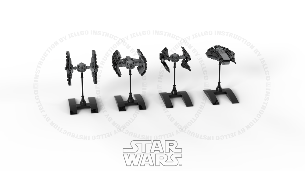 LEGO MOC Micro Imperial Starfigters : Black Edition by jellco ...