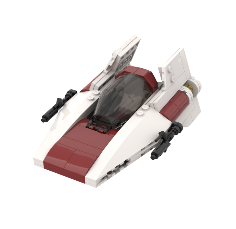 LEGO MOC Chibi A-Wing Interceptor by No1LikesCherry | Rebrickable ...