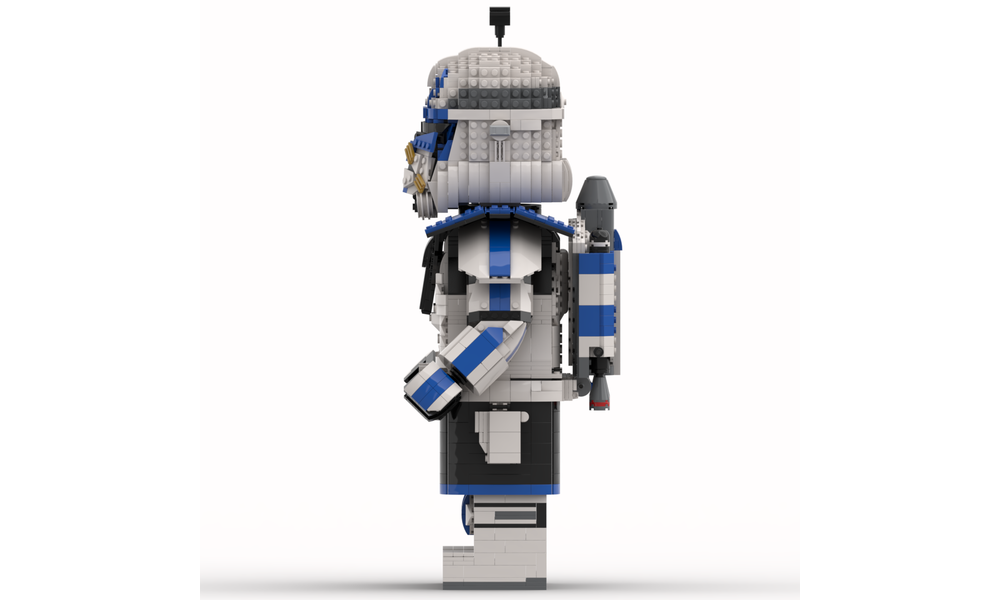LEGO MOC Captain Rex Phase 2 Megafigure (fits Breaaad's helmet) by Albo ...