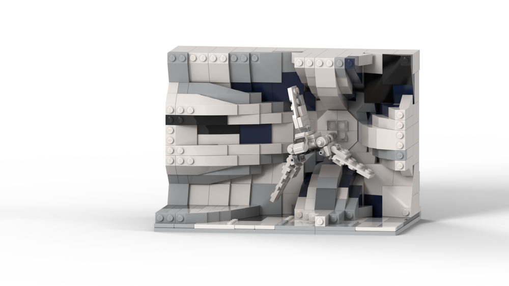 LEGO MOC STARWARS Micro Hyperspace Scene : Tydirium Concept by jellco ...