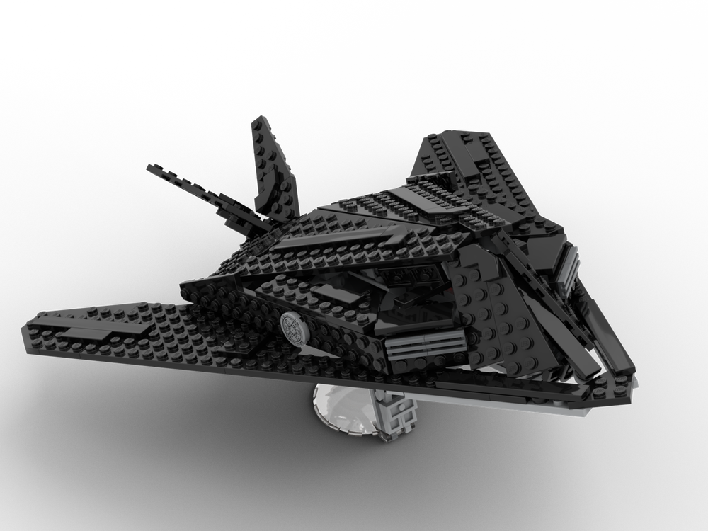 LEGO MOC LOCKHEED F-117 NIGHTHAWK STEALTH AIRCRAFT by rybrickster ...